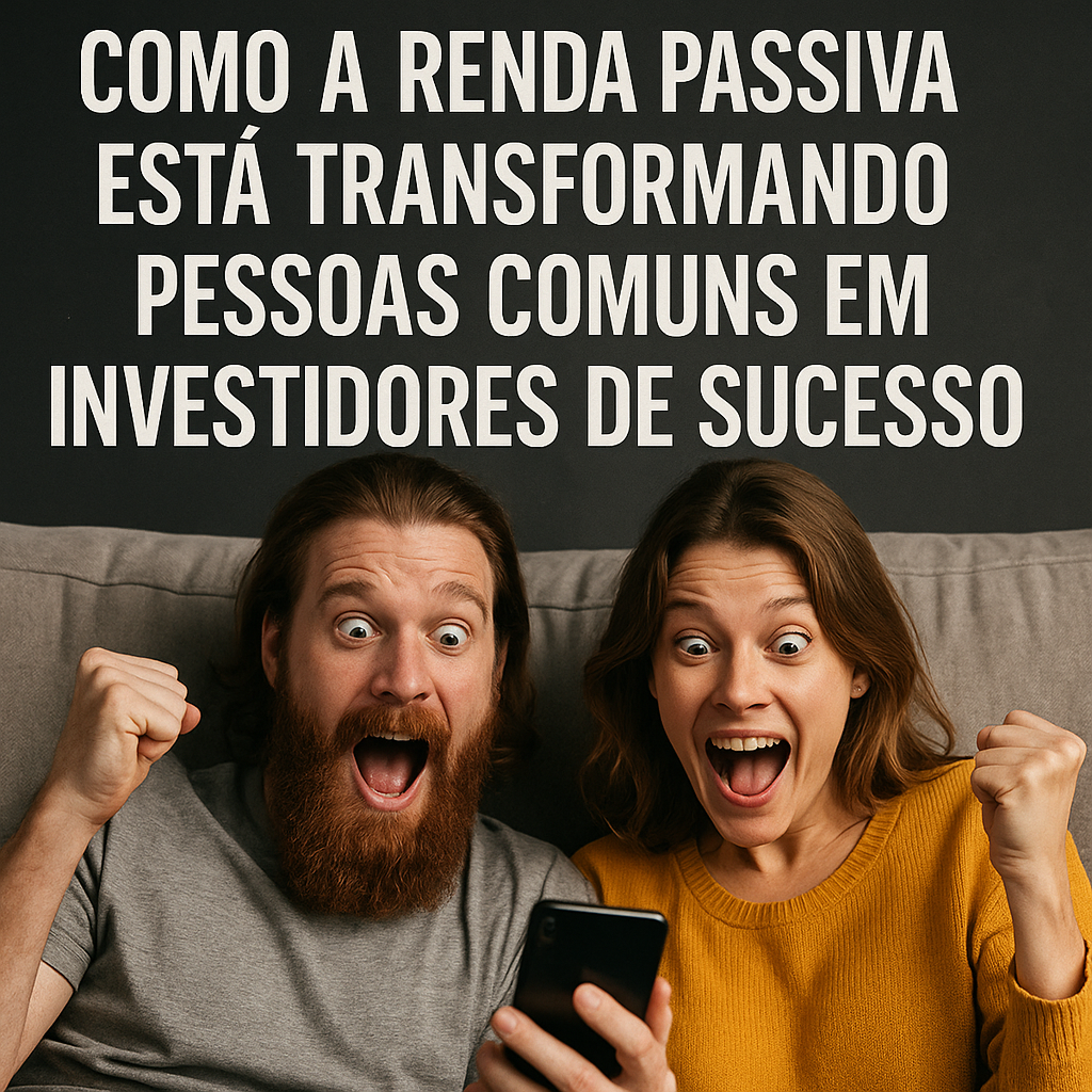 Renda passiva está transformando pessoa comum em investidor